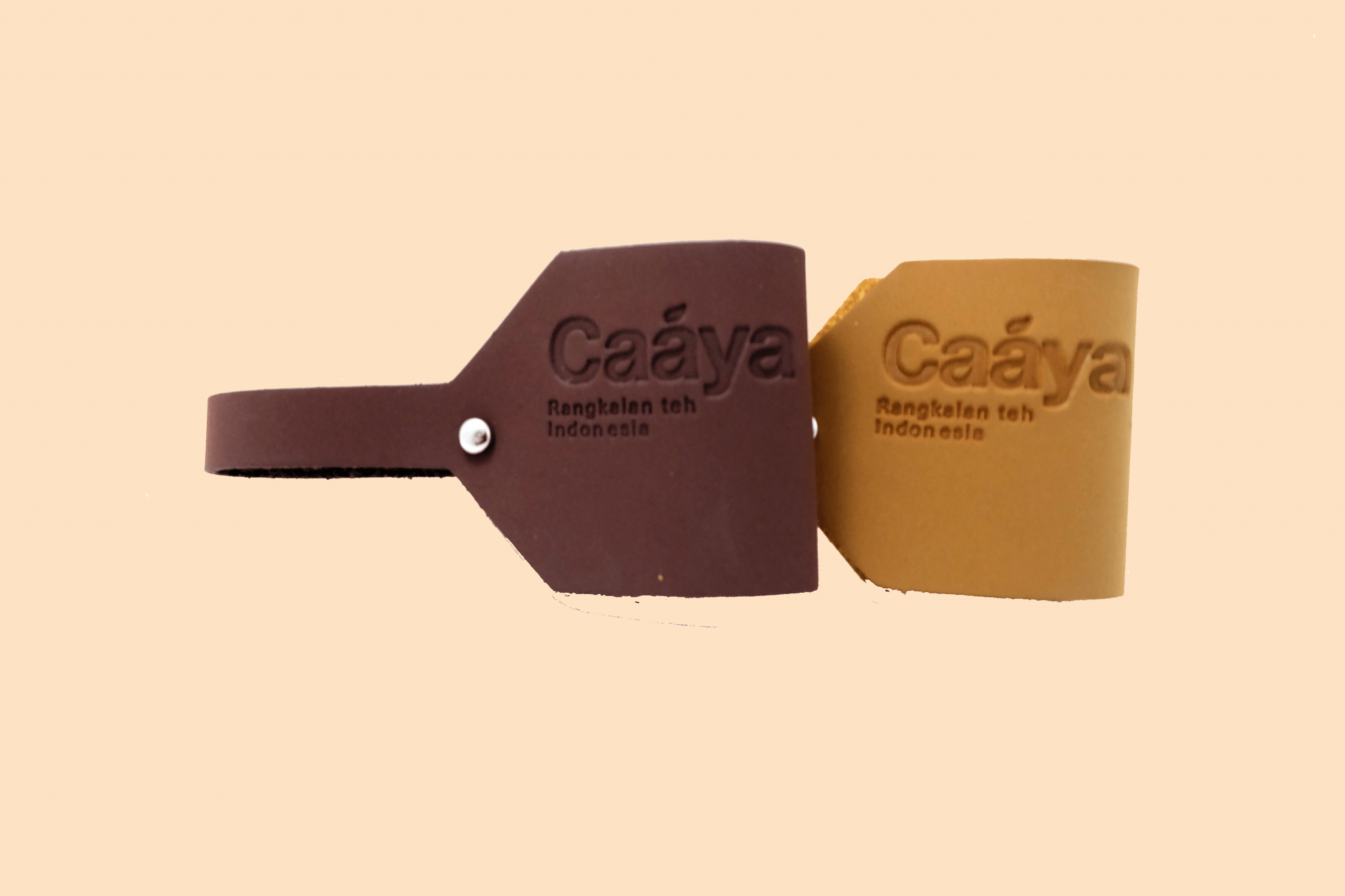 Aqua Caaya Luggage Tag - STARKE Leather Co.